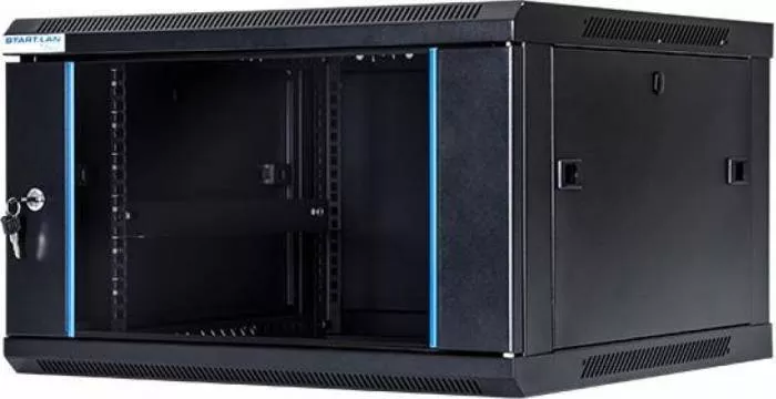 Rack Server START.LAN 6U 600x450mm Negru STLWMC-6U-645-GSB - cel.ro