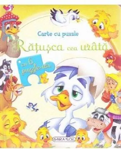 Ratusca cea urata - Carte cu 6 puzzle-uri 978-606-525-539-5 - cel.ro