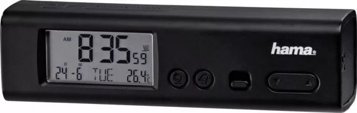 Ceas cu Alarma si Lanterna Hama World Travel Clock RC170 Negru ...