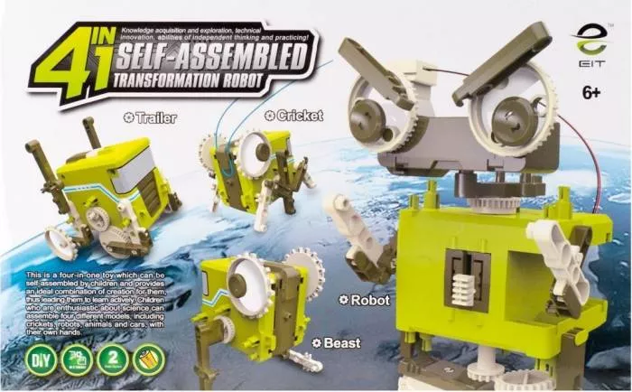 Robot Master 4 in 1 Self-Assembled JOC0108 - cel.ro