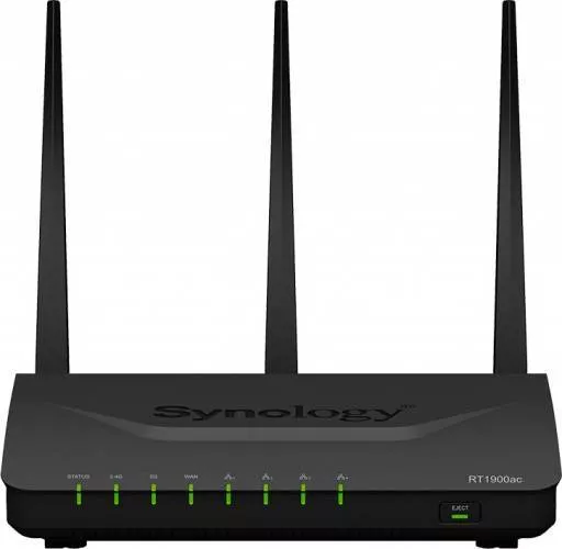 Router Wireless Synology Gigabit Dual-Band AC1900 Black rt1900ac - cel.ro