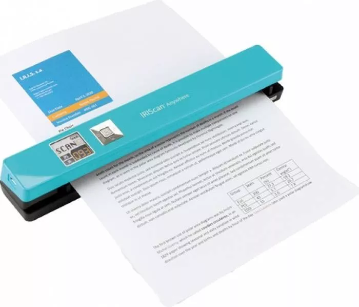 Scanner Portabil Iris IRIScan Anywhere 5 Turcoaz 458845 - cel.ro