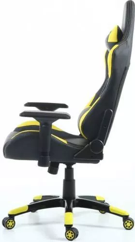 Scaun gaming Inaza Vespa negru-galben VE01-BY - cel.ro