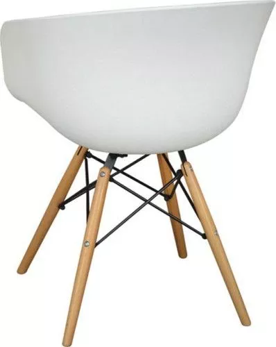 Scaun living Berta Alb la CEL.ro