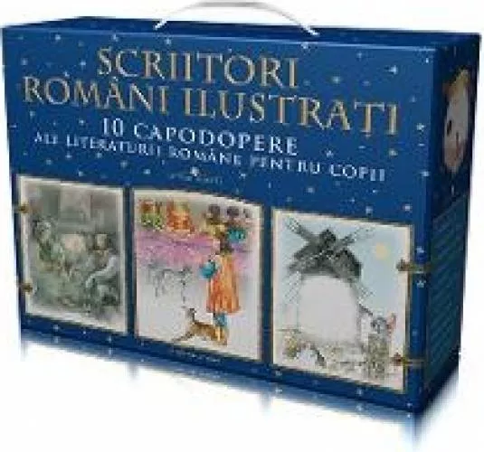 Scriitori romani ilustrati. Cutie 10 Carti 978-606-714-00149 - cel.ro