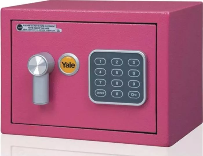 Seif Cifru Standard Mini Yale YSV170DB1P Roz YSV/170/DB1/P - cel.ro
