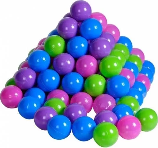 Set 100 bile colorate Pastel bb_56777 - cel.ro