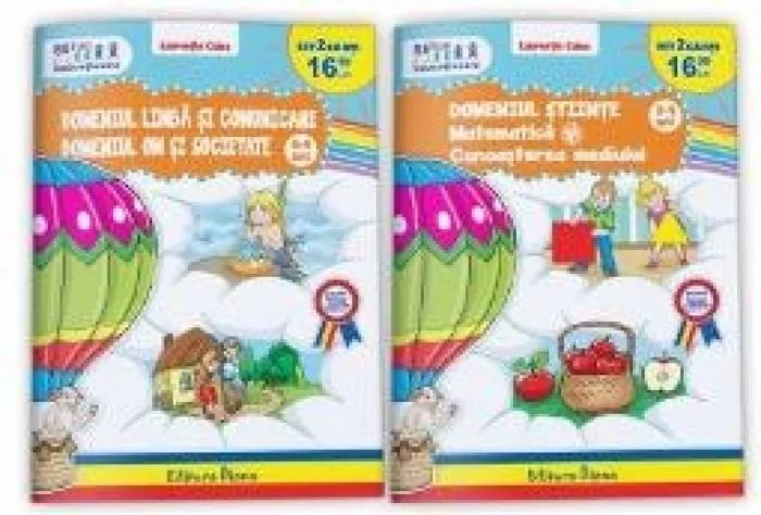 Set 2 domenii 3-4 ani 2 carti - Laurentia Culea 978-606-633-000-1 - cel.ro