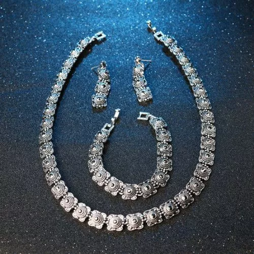 Set argint femei filigram Helene safht0120 - cel.ro