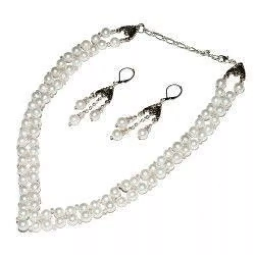 Set bijuterii GANELLI - Colier si Cercei din Perle Mallorca 0300a - cel.ro