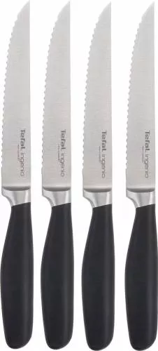 Set 4 cutite pentru friptura Tefal Ingenio SteakKnives 12 cm inox ...