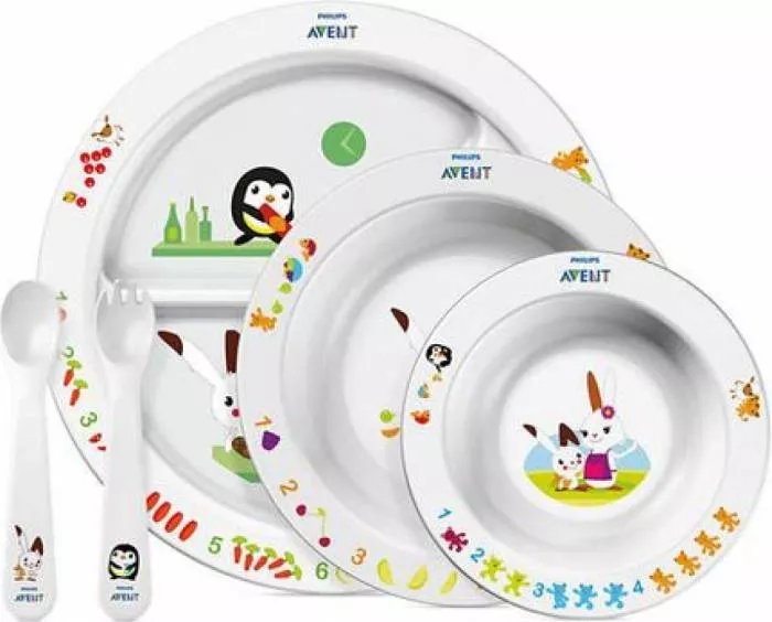 Set de hranire pentru copii mici Philips Avent SCF71600 SCF716/00 - cel.ro