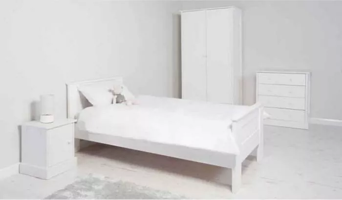 Set de Pat Single Heinner Home 2 Piese Alb hr-z2sbed-white - cel.ro