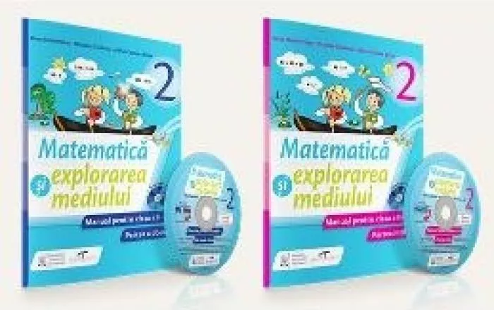 Set matematica si explorarea mediului - Clasa 2 - Partea I+partea II + CD - - cel.ro