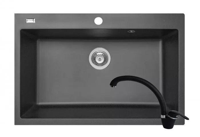 Set Pyramis chiuveta Square ARTITHEK si baterie Ossia 760x500mm ...