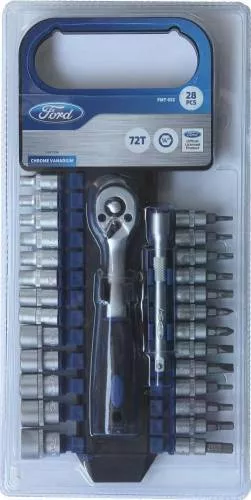 Set tubulara cu clichet 28 piese 14 Ford Tools fmt-012 - cel.ro