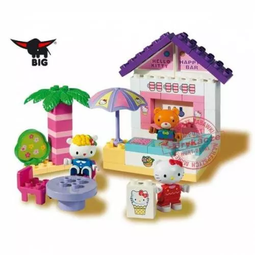 Set BIG cuburi de constructie Hello Kitty - Happy Bar cu 41 de elemente ...