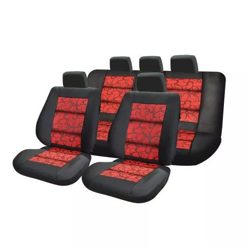 Set huse auto Umbrella Premium Lux 11 Piese Rosu dkypjfbbm - cel.ro