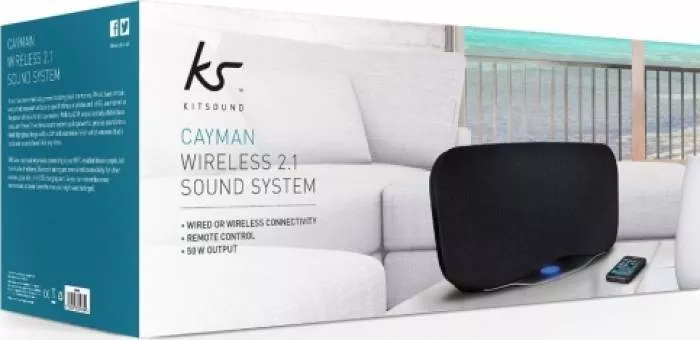 Sistem audio 2.1 cu bluetooth KitSound Cayman kscaymeu - cel.ro
