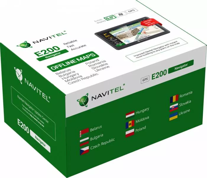 Navitel E200 5 inch Classic holder | Sistem de navigatie e200