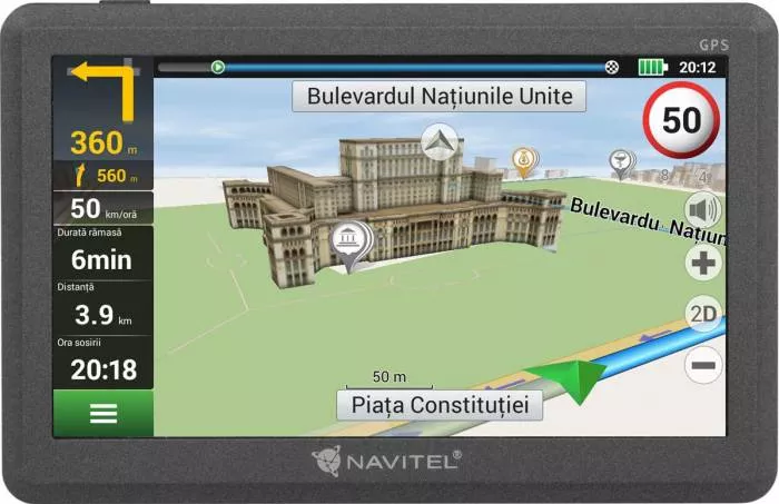 Navitel E200 5 inch Classic holder | Sistem de navigatie e200