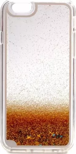 Skin Tellur Glitter iPhone 6 6S Galben tll113231 - cel.ro