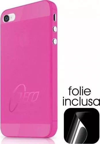 Skin IT Skins Zero 3 Apple iPhone 4 4S Roz Folie Inclusa ap4s-zero3 ...