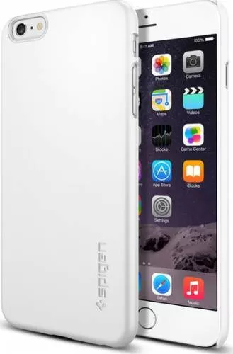 Skin Spigen Thin iPhone 6 Plus 6S Plus White sgp11101 - cel.ro