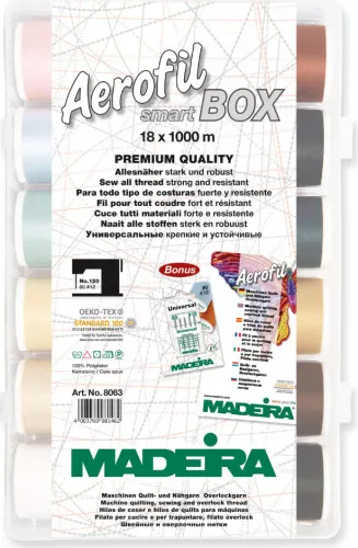 Smartbox 18 papiote ata de cusut Aerofil No.120 Madeira 8063 mad-8063 - cel.ro