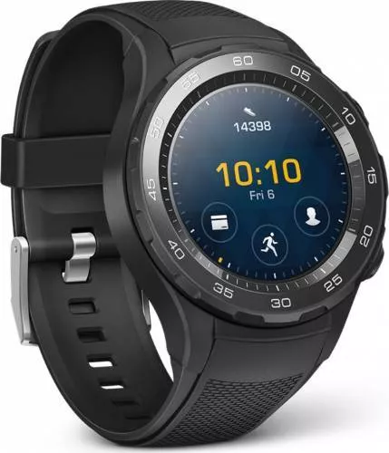 Ceas Smartwatch Huawei Watch W2 4G Carbon Black Sport Strap 55021807