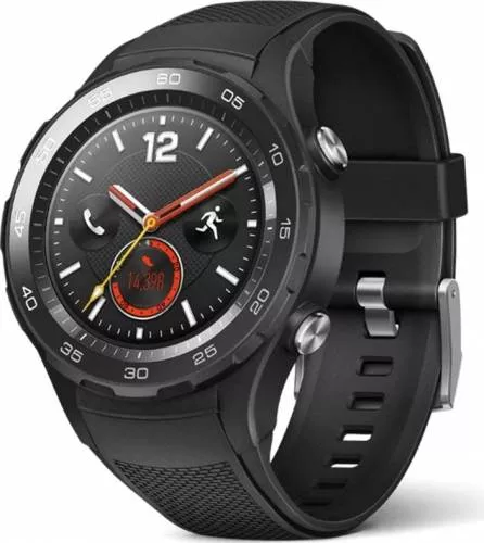 Ceas Smartwatch Huawei Watch W2 4G Carbon Black Sport Strap 55021807