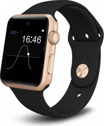 Ceas Smartwatch iWearDigital A1 cu SIM - Gold Black - cel.ro