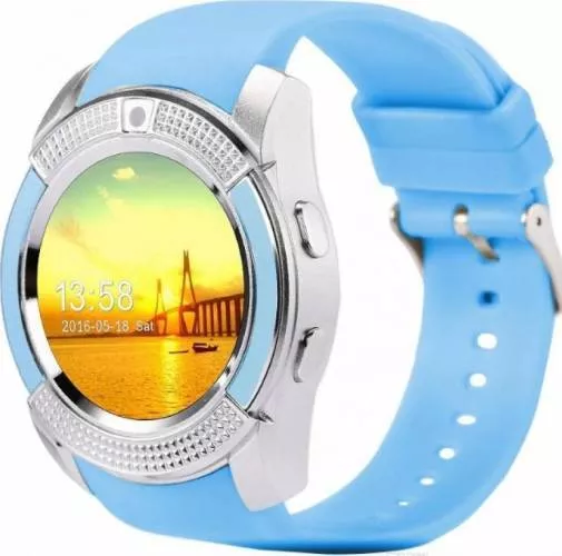 SmartWatch iWearDigital V8 cu SIM - Albastru v8 blue