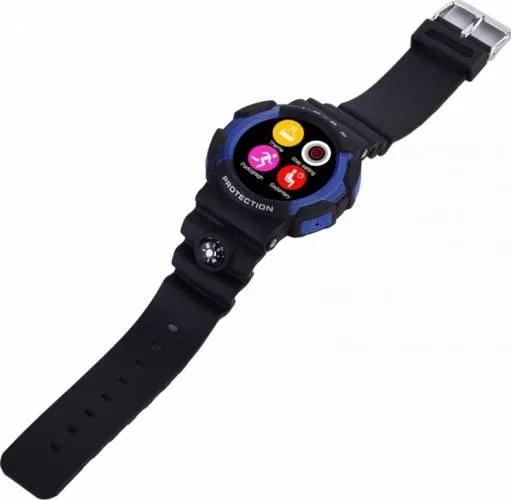 NO1 A10 Negru-Albatru | Smartwatch NO1-A10-BL