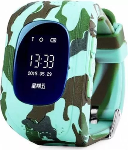 Smartwatch Wonlex COMO Q50 GPS SIM Green Camo wonlex022 - cel.ro