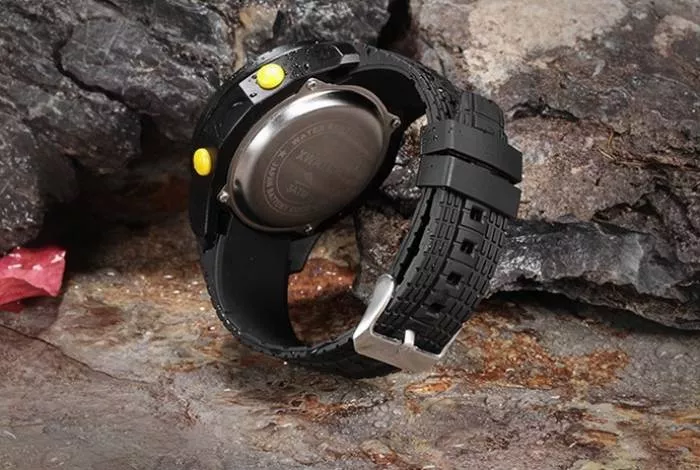 Ceas Smartwatch Cronos Sport eXtreme Waterproof Black-Yellow - cel.ro