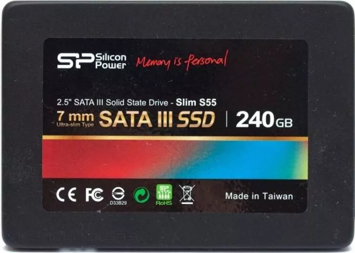 SSD Silicon Power S55 240GB Sata3 2.5 inch sp240gbss3s55s25 sp240gbss3s55s25 - cel.ro
