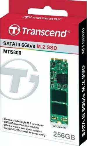 SSD Transcend MTS800 256GB SATA3 M.2 SATA 2280 ts256gmts800 - cel.ro
