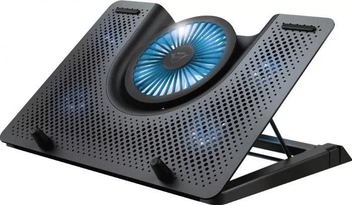Stand Cooler Laptop Trust GXT 1125 Quno 5x Ventilatoare LED Albastru Reglaj