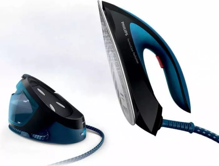 Statie de calcat PHILIPS GC8735/80 2600W 420 g/min 1.8L Albastru/Negru ...