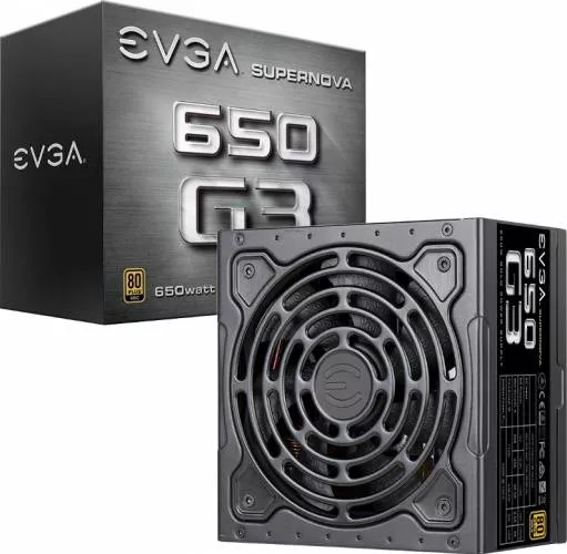 Sursa Modulara EVGA SuperNOVA 650 G3 650W 80 PLUS Gold 220-g3-0650-y2 ...