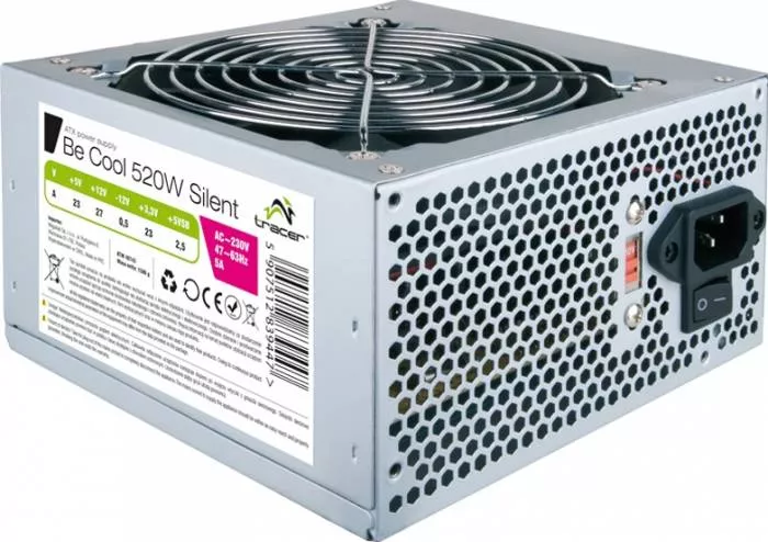 Sursa Tracer Be Cool 520W Silent Argintie trazas40743 - cel.ro