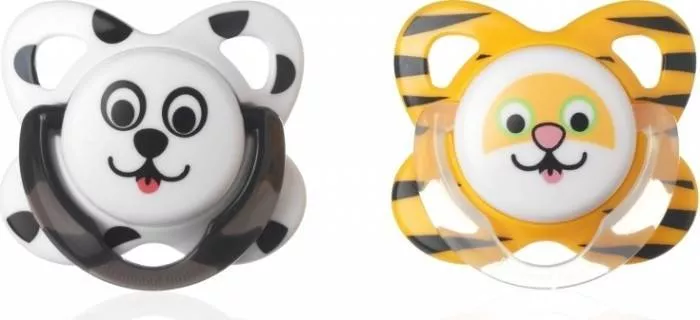 Suzete Funky Face 6-12 luni 2 buc 43322650 - cel.ro