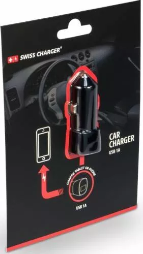 Swiss Charger Incarcator Auto USB 1A