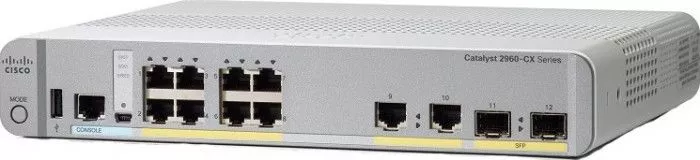 Switch Cisco Catalyst 2960-CX 8 Porturi 12Gbps PoE+ ws-c2960cx-8tc-l ...