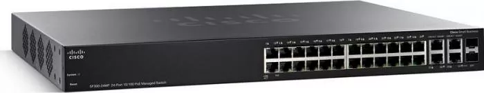 Switch Cisco SF 300-24MP 24-porturi Max-PoE Managed sf300-24mp-k9-eu ...
