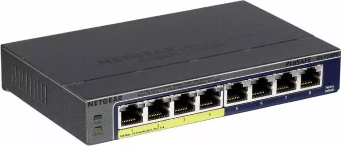 Switch Netgear GS108PEv3 ProSafe Plus 8-Port Gigabit 4x PoE gs108pe ...