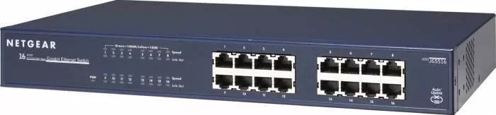 Switch Netgear ProSafe 16-Port Gigabit Rackmount Switch JGS516 jgs516 ...