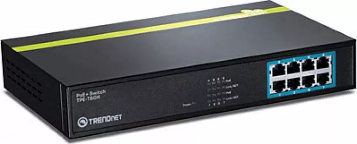 Switch Trendnet TPE-T80H 8-Port Fast Ethernet PoE+ tpe-t80h - cel.ro
