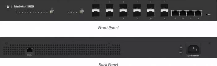 Switch Ubiquiti EdgeSwitch Fiber 12 ports es-12f - cel.ro